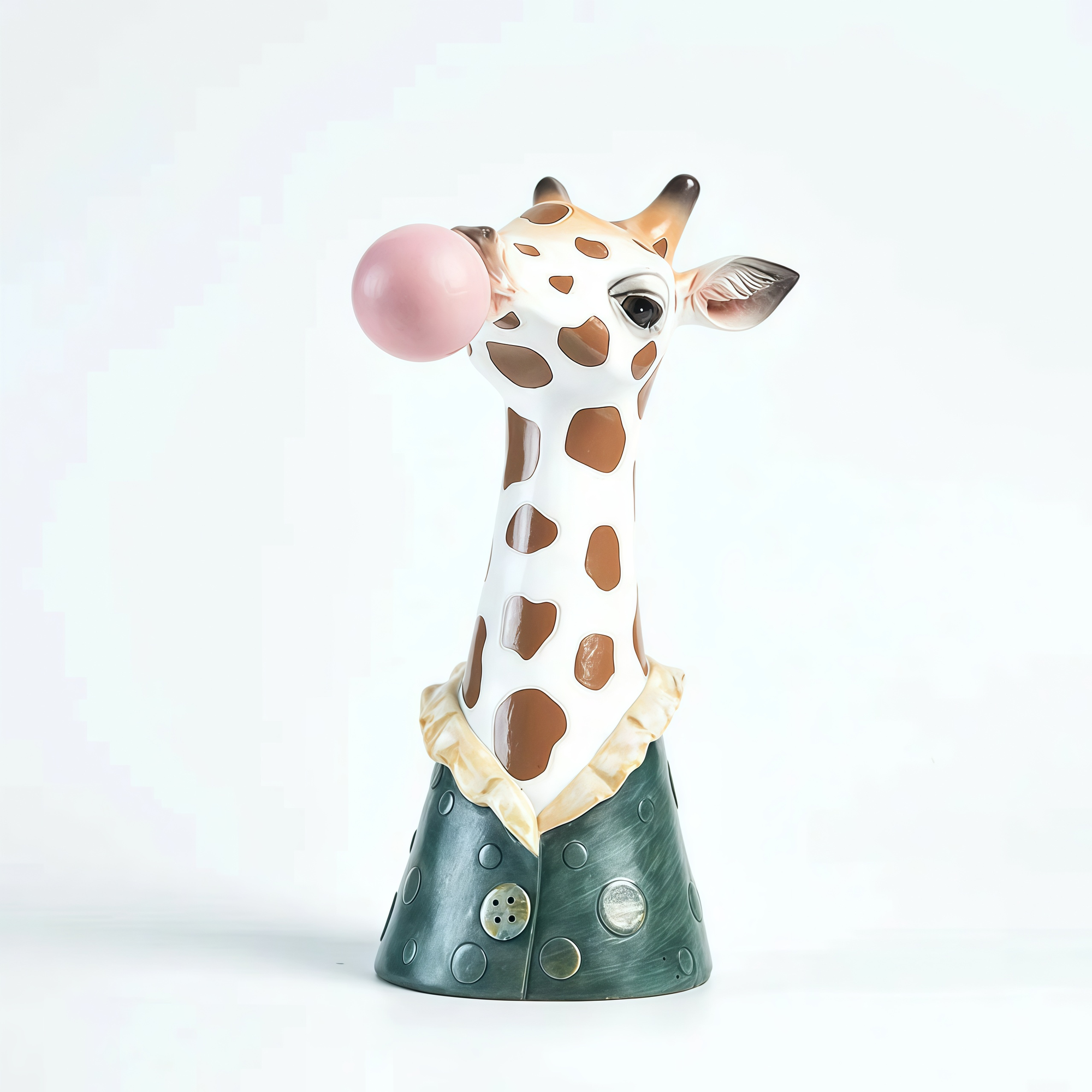 Декоративная ваза "Giraffe", с зеброй, жирафом, канифоль, 1 шт
