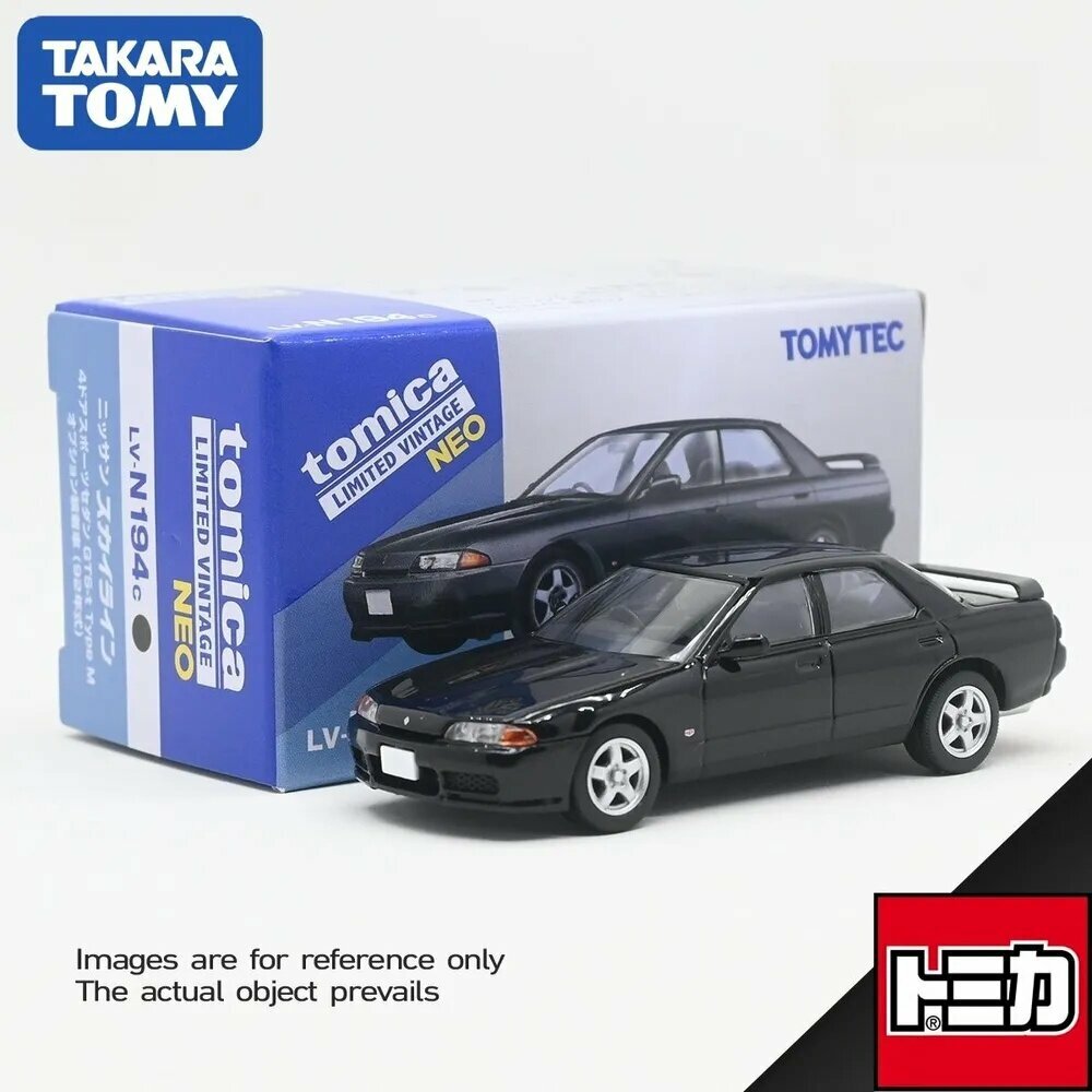 Машинка Tomytec 1/64 Tomica Limited Vintage(TLV)LV-N194c Nissan Skyline GTS-t Type M Alloy Car Model Collection Gift