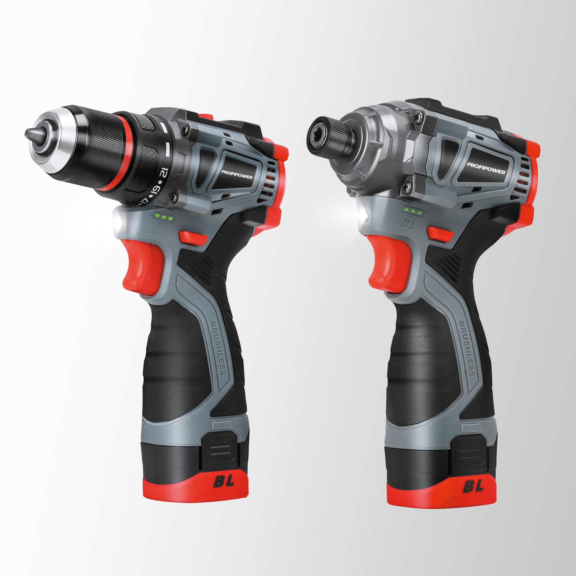 Аккумуляторный набор Profipower ProfiSet E0210/E0211 2в1(шуруповерт, винтоверт), 16В, 2 аккумулятора