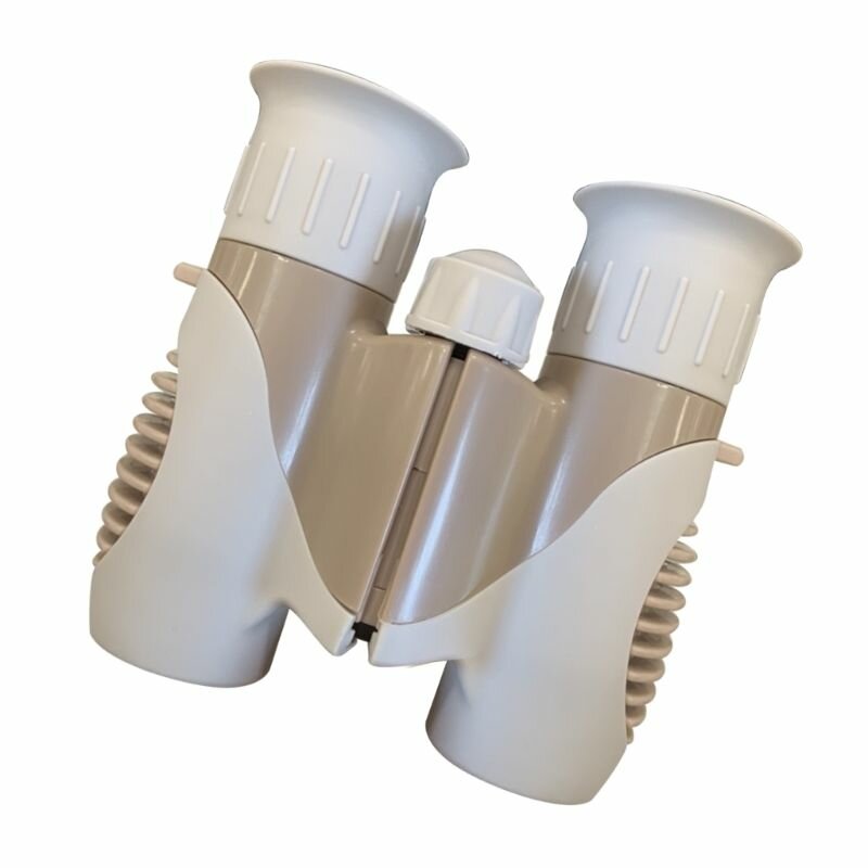 Уличный бинокль, 8-кратный портативный складной детский бинокль с регулируемой фокусировкой-кофейного цвета