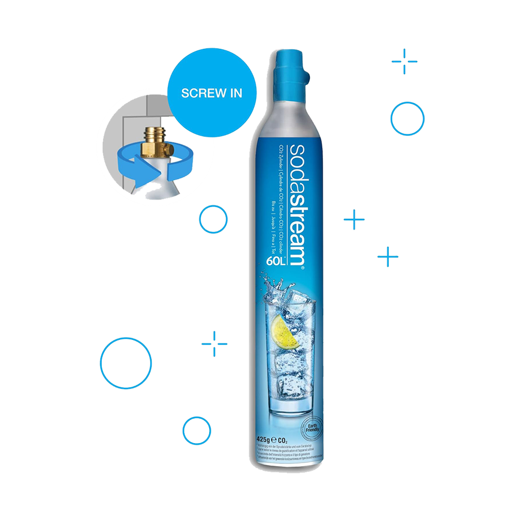 Баллон с углекислым газом Sodastream, вкручивающийся, для сифона