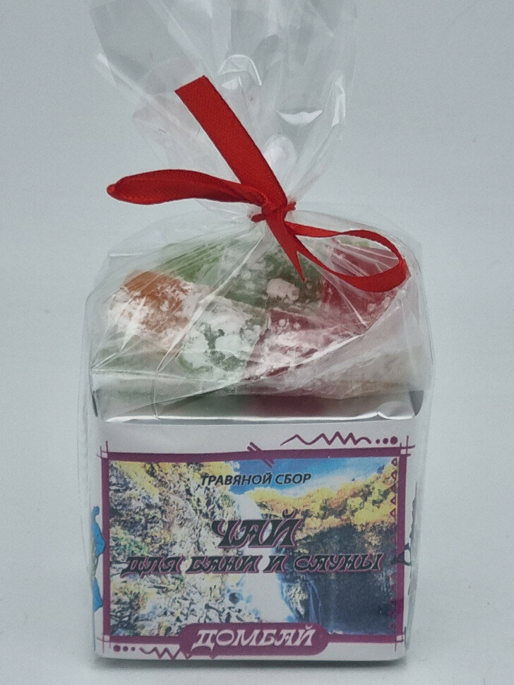 Краснополянский чай "для бани и сауны" 40гр +лукум 50гр Домбай