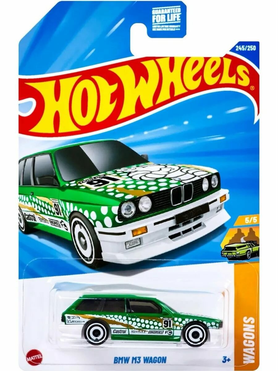 JBB48 Hot Wheels машинка металлическая игрушка коллекционная масштабная модель BMW M3 Wagon кейс 2025