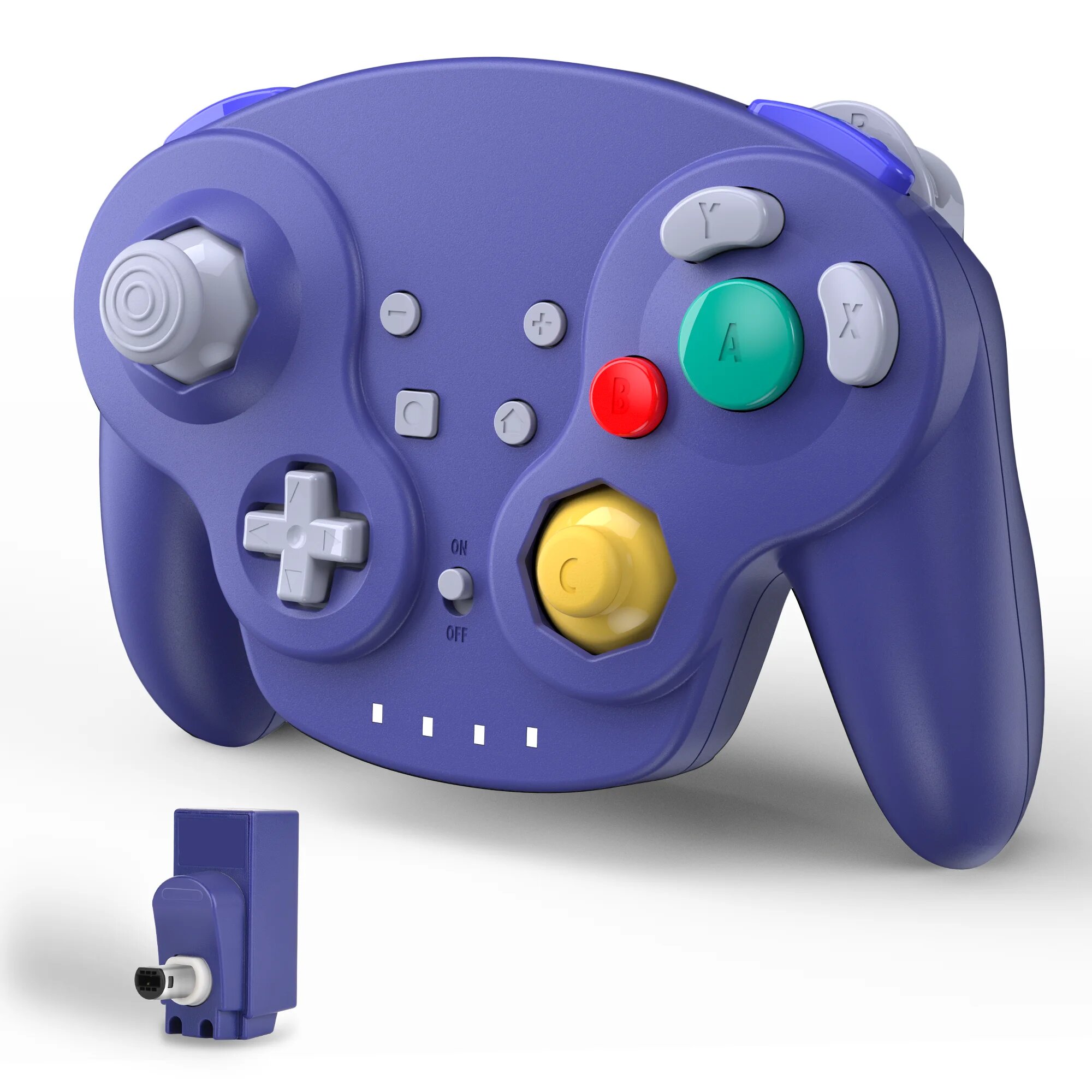 Беспроводной геймпад LUXMO LUXURY MOBILE для Nintendo Gamecube Purple