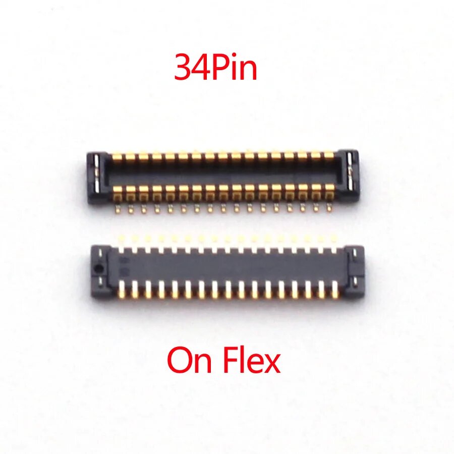 2 шт. 34-контактный разъем для Huawei Enjoy 10E/9 Plus/8A Pro/9A/9E/9S Nova 4 4E 7 SE/5T Honor 10i V20 30S 8X ЖК-экран FPC разъем On Flex