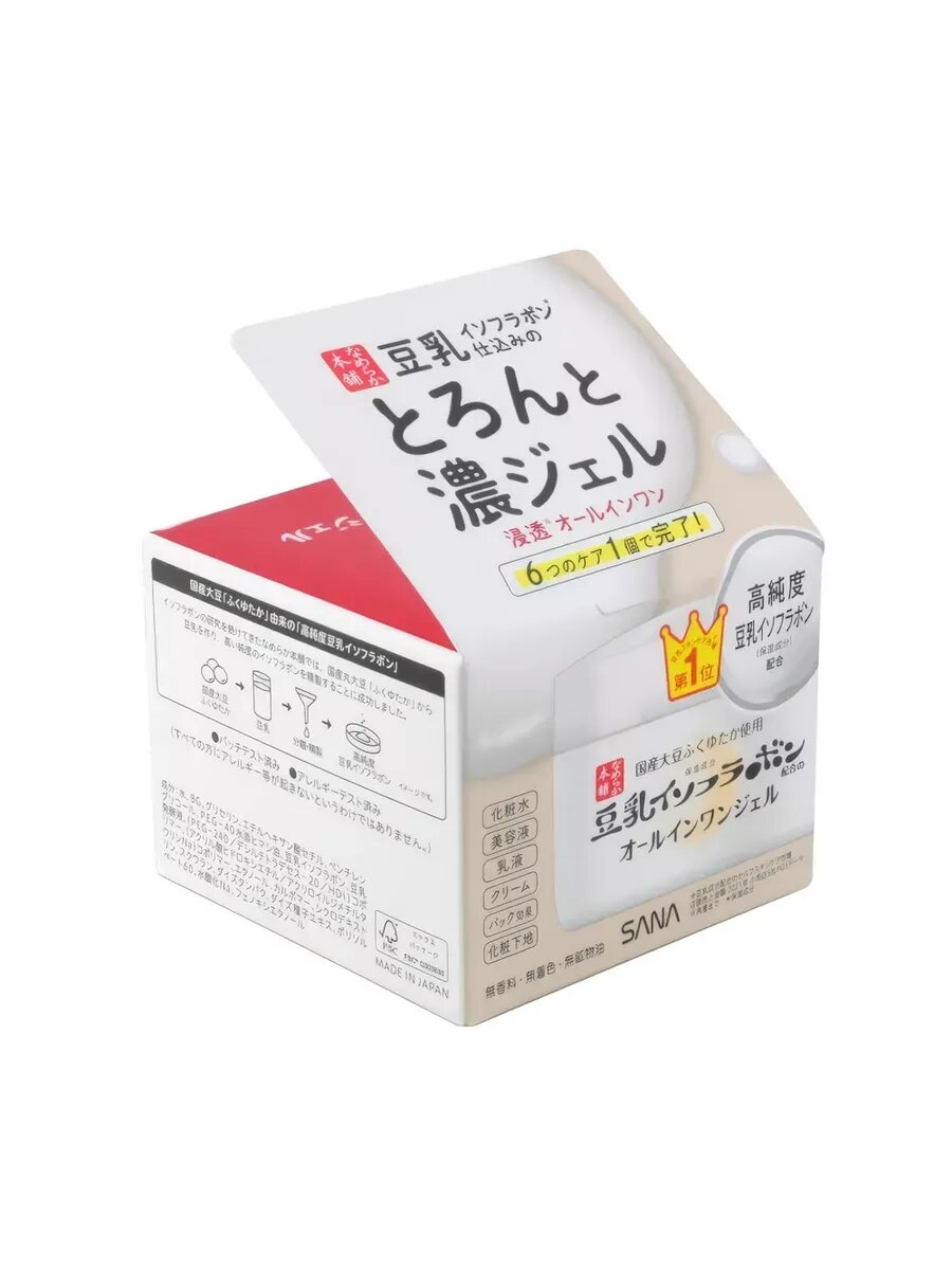 Крем-гель увлажняющий с изофлавонами сои 6 в 1 100 г