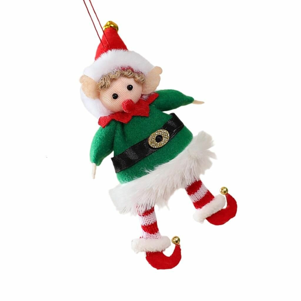 Рождественская Кукла-Эльф, Украшения Для Кукол-Зеленый