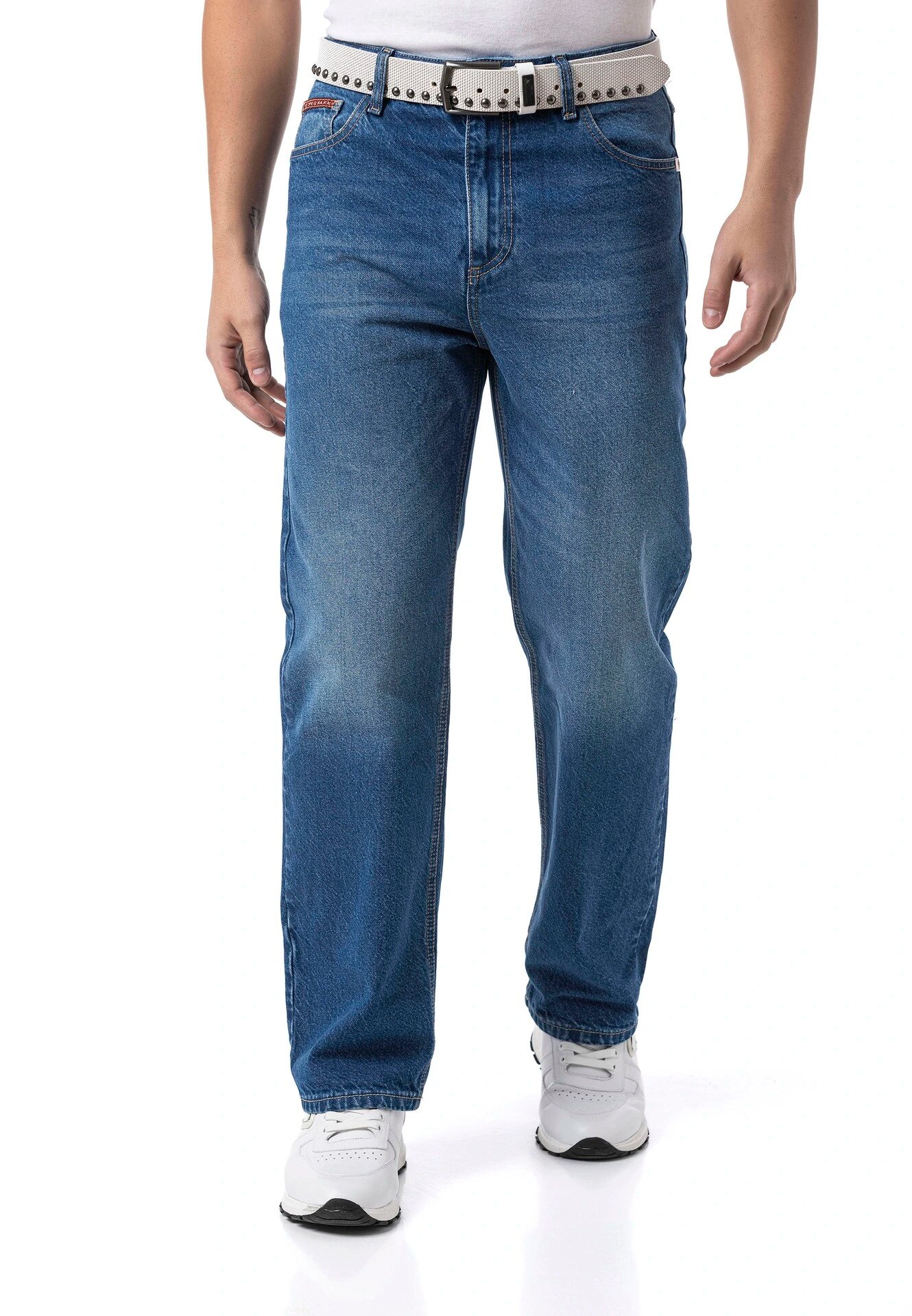 Джинсы широкие 