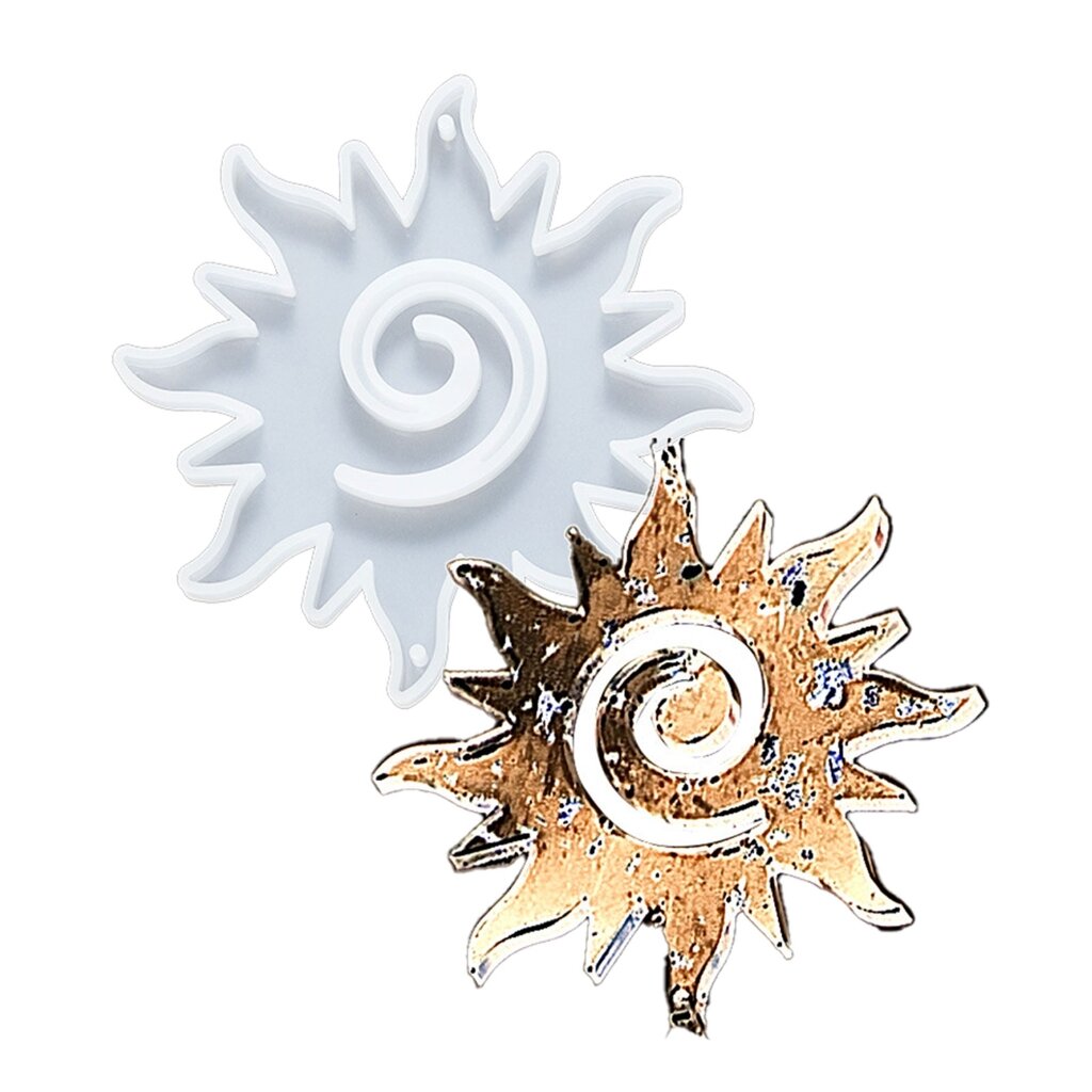 Бабочка Звезда Луна Солнце Кулон Список Ювелирных Изделий Силиконовая Форма-Sun