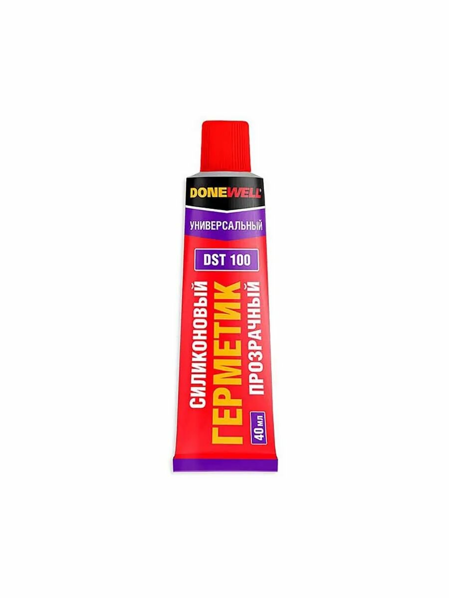 Герметик "DONEWELL" силиконовый универсальный прозрачный 40 МЛ DST-100