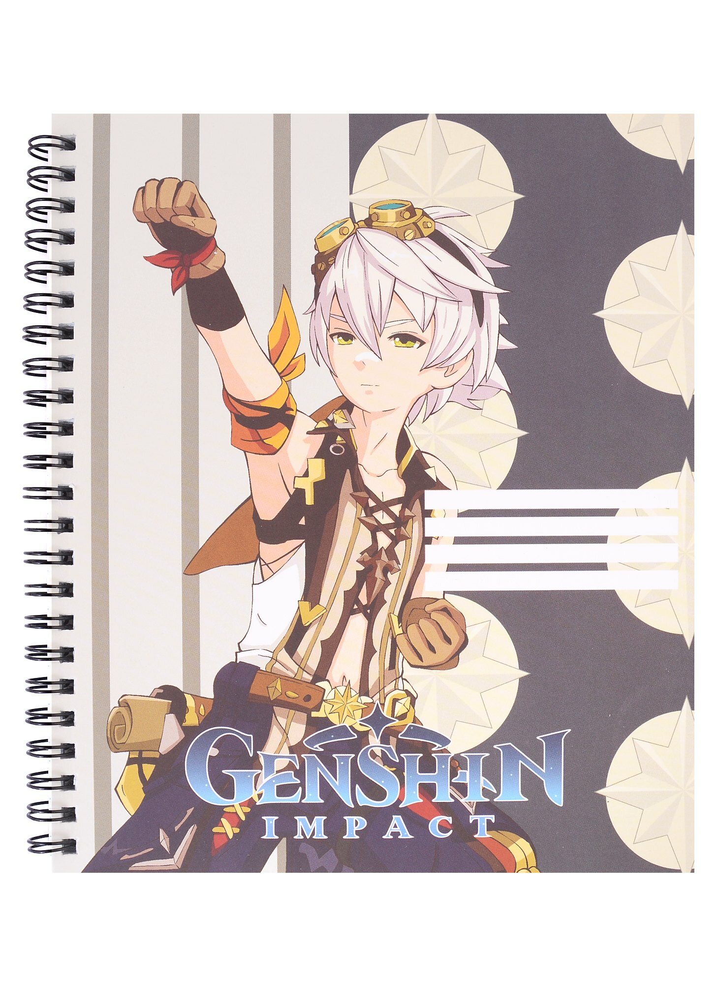 Тетрадь в клетку Genshin Impact, Bennett V2, 96 листов