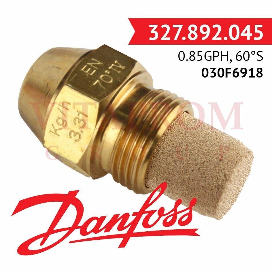 Форсунка Danfoss 0.85GPH, 60S, 030F6918 — фото 1
