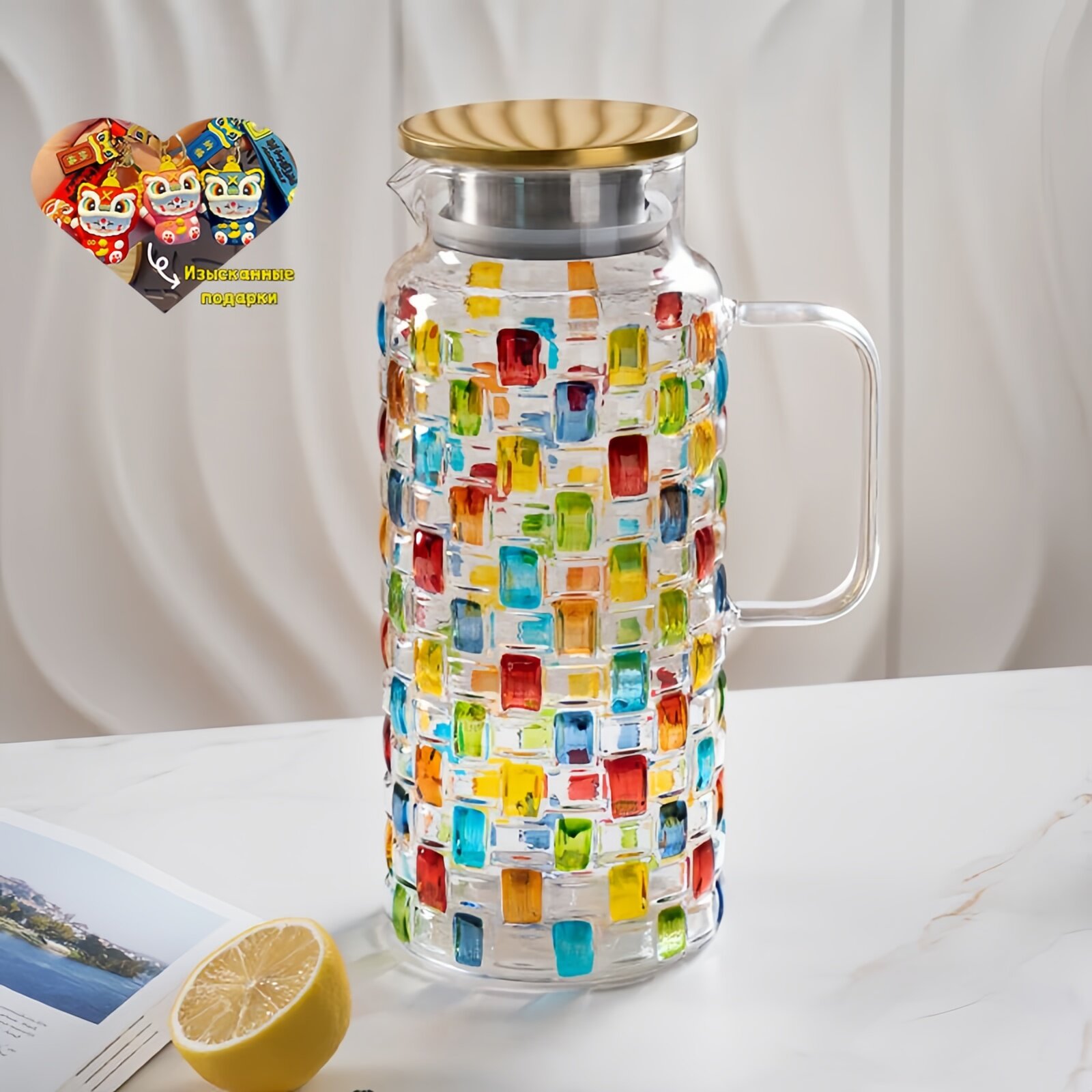 Стакан, для сакэ/коньяка/воды/сока/красного вина/чая/кофе, стекло, 1л