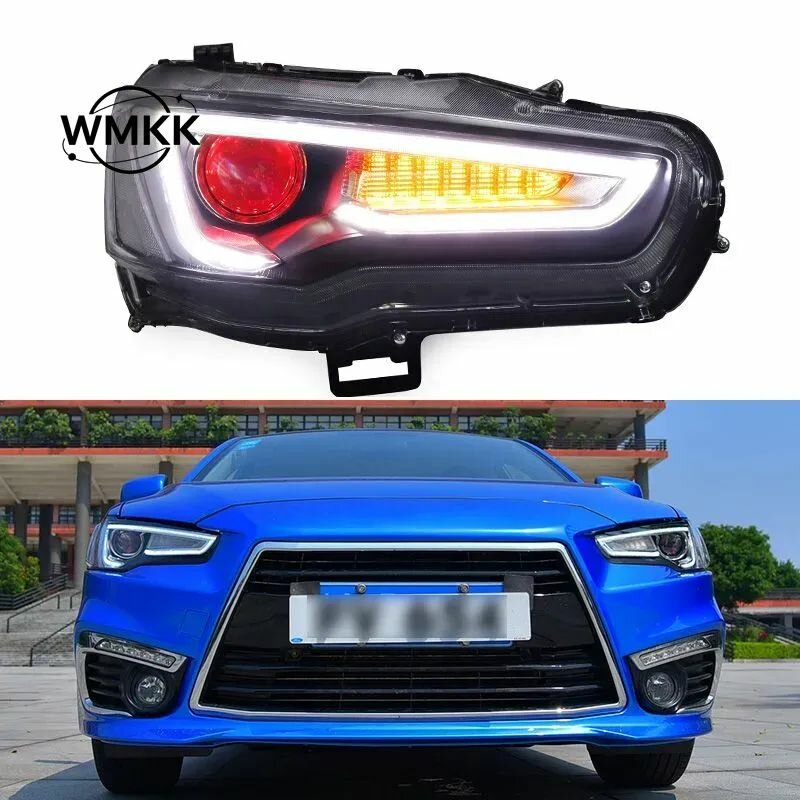 VLAND Фара автомобильная, Ксенон (HID), 2 шт, арт. Mitsubishi Lancer 10 Evo X 2008-2020