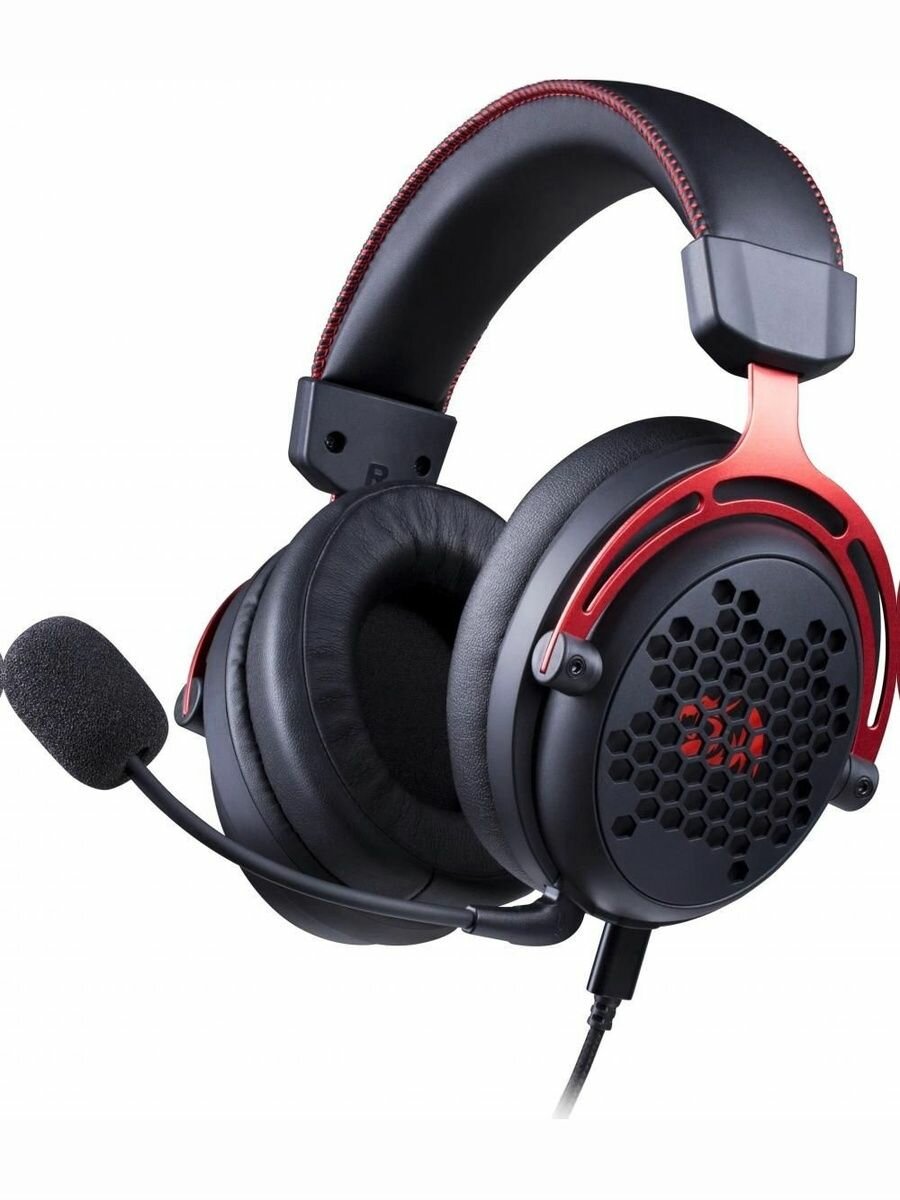 Наушники - геймерские REDRAGON (71126) Diomedes USB, звук 7.1, легкий, черные