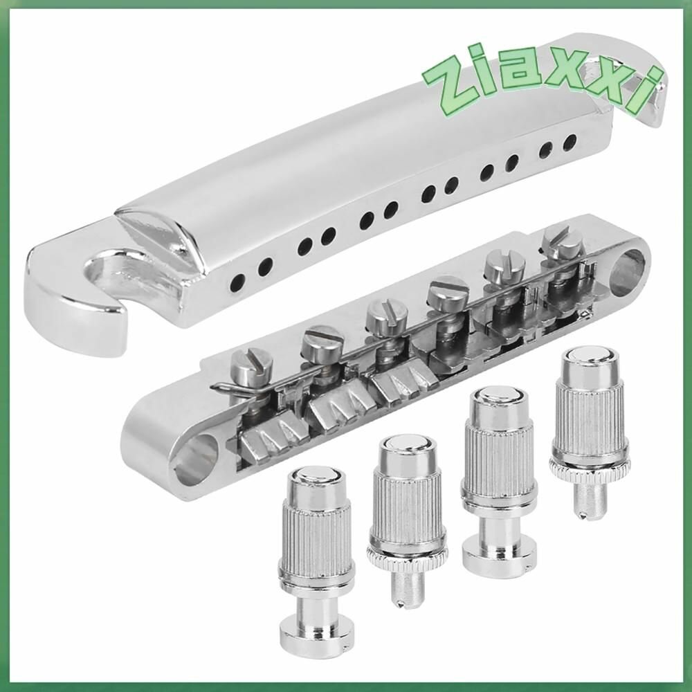 Бридж для электрогитары, из цинкового сплава, элегантный аксессуар для музыкантов