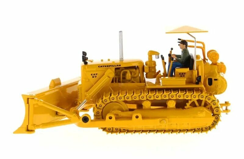 Масштабная модель 1:50 Гусеничный бульдозер Cat D7C, металлическая, Liming Workshop 85577