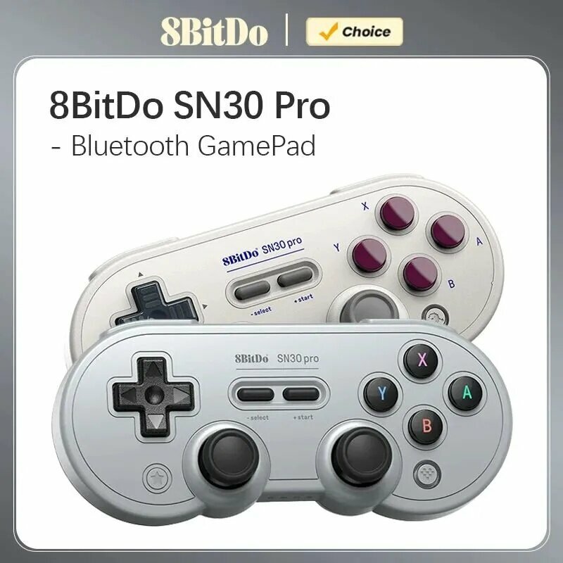 Геймпад 8Bitdo SN30 Pro Bluetooth, для Nintendo Switch, macOS, Android, Steam, Raspberry Pi — фото 1