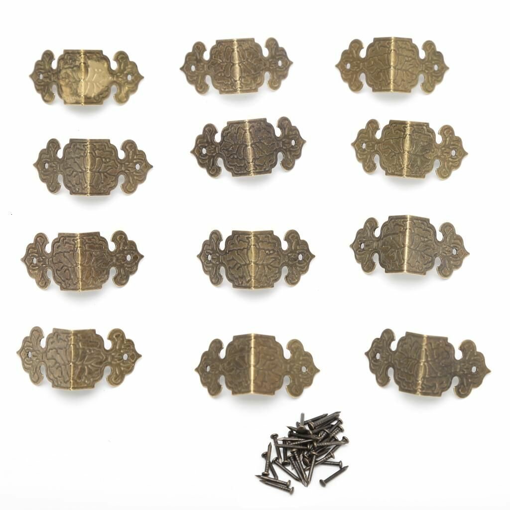 Антикварная бронзовая фурнитура для шкатулки, Бронза