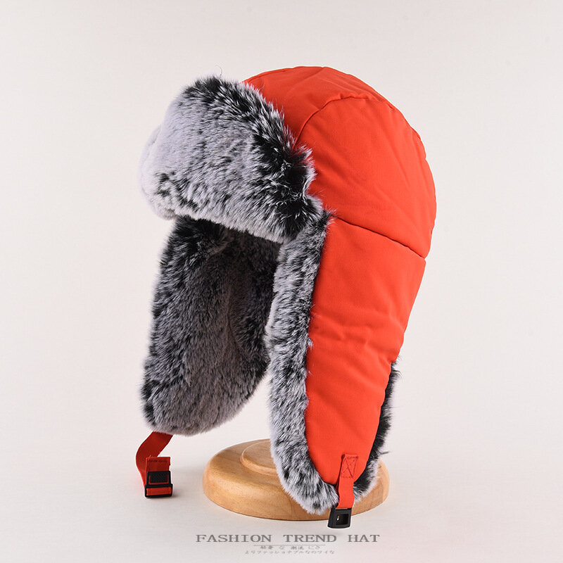 Lei Feng шляпа мужская северо-восточная уличная велосипедная зимняя бархатная утолщенная защита ушей плюшевая теплая хлопковая шапка женская трансграничная внешняя торговля