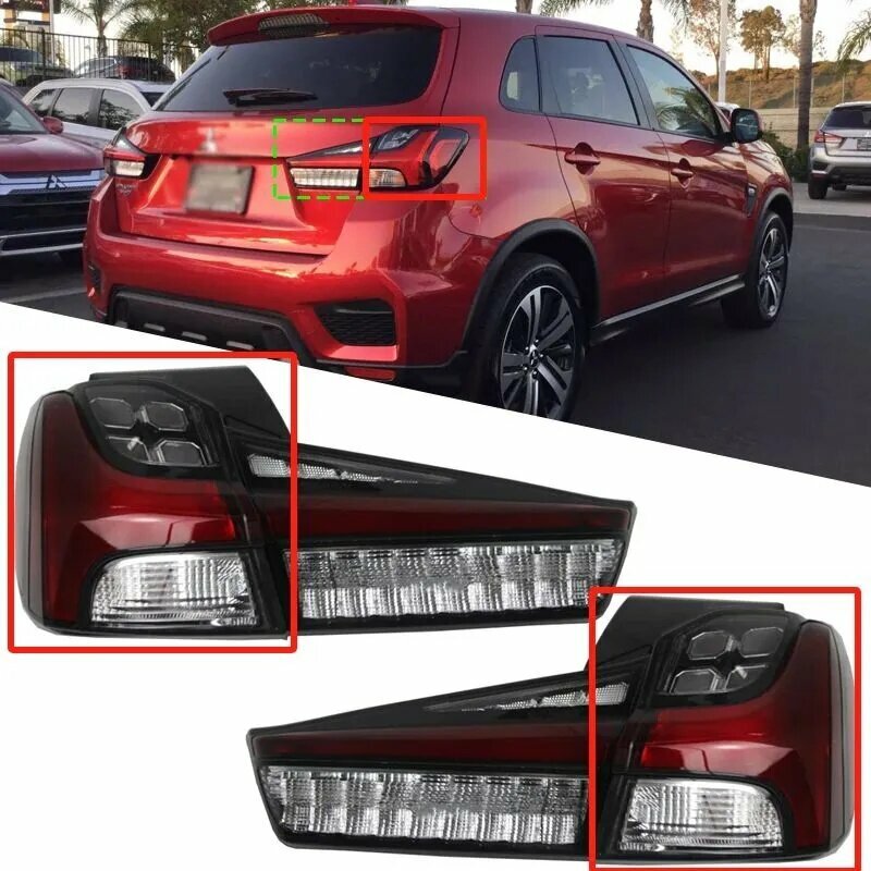 KNOW EASY-Фары автомобильные, Задний фонарь, 1 шт, арт. ASX RVR Outlander Sport 2020-2021 Led Outside