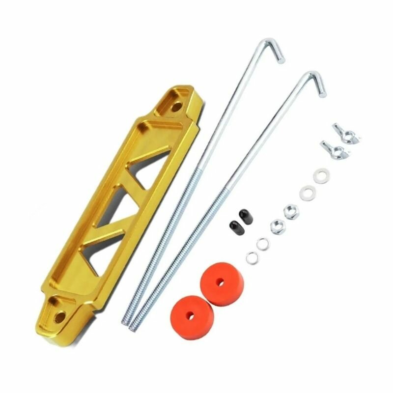 Регулируемый кронштейн для крепления аккумулятора, J-образный крюк, коррозионностойкий, универсальный, Золото - 2