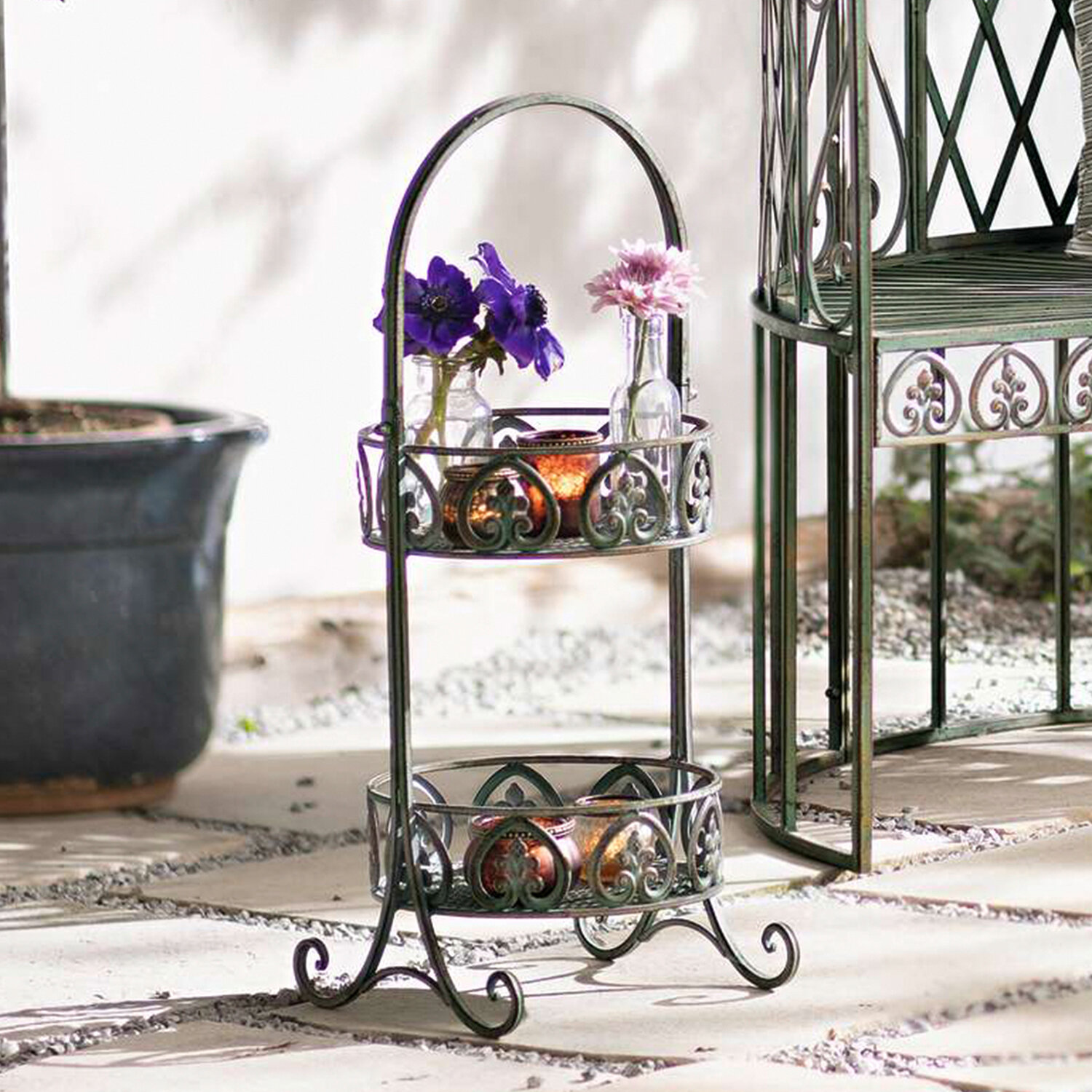 Декоративная этажерка Хит-декор "Орнамент", металл