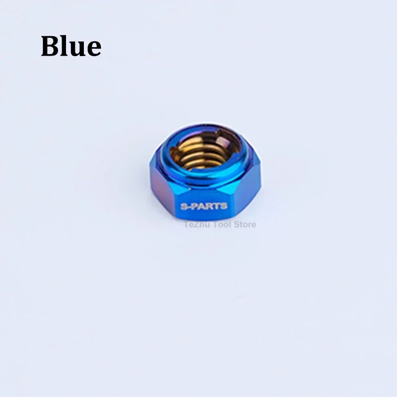 GooBetter титановые гайки M4 M5 M6 M8 M10 M12 M8 x 1.25mm, Blue