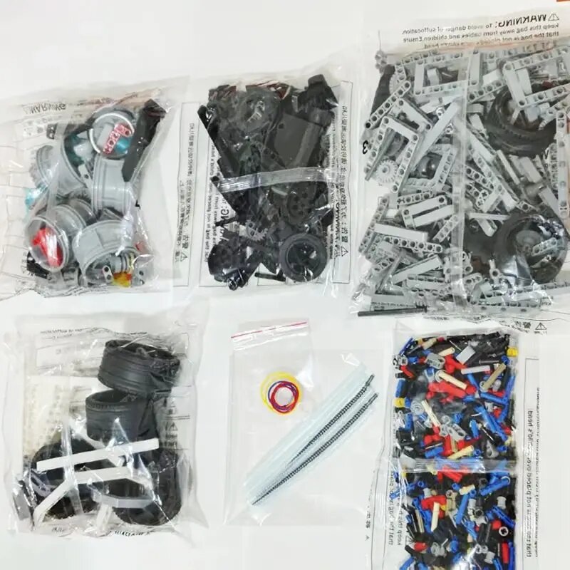 Набор расширения сердечника EV3 45544 45560, большой серводвигатель MOC, строительные блоки 9898, детали, технические шары, развивающие кирпичи, игрушка в подарок — фото 1