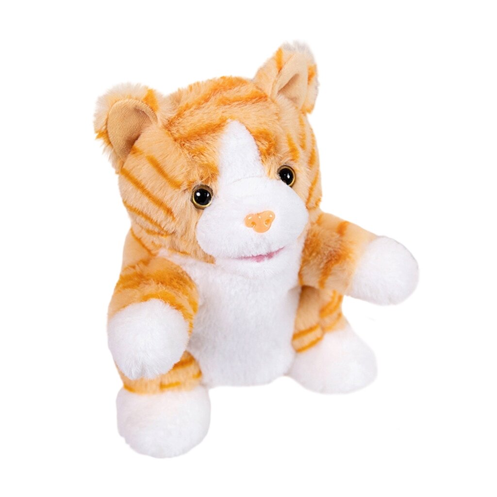 Мультяшное Животное Ручная Кукла Прекрасная Мягкая Игрушка Подвижный Рот Рассказывающий Истории Подарок