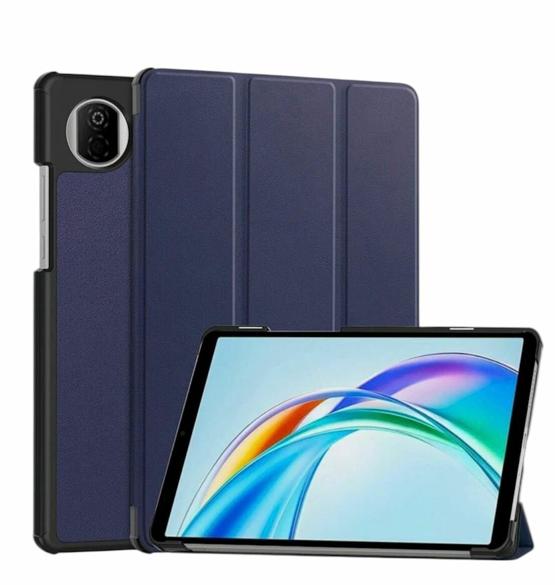 Чехол - книжка для планшета Honor Pad X7 2025 (8.7 дюймов) / Хонор Пад Х7 8.7" синяя