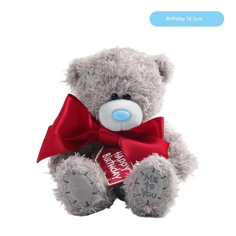 Британский плюшевый медведь MeToYou Blue Nose Patch Bear, детская успокаивающая игрушка, плюшевый медвежонок день