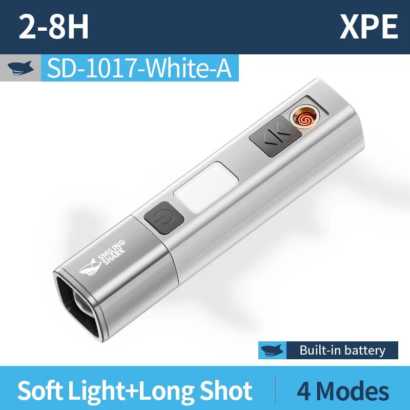 Фонарь SMILING SHARK SD-1017 SD-1017-White-A