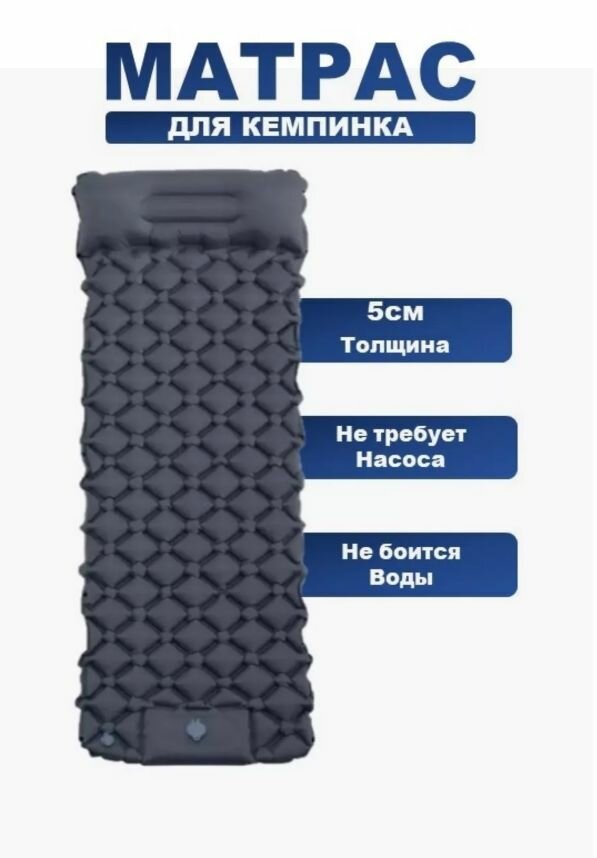 Коврик надувной туристический