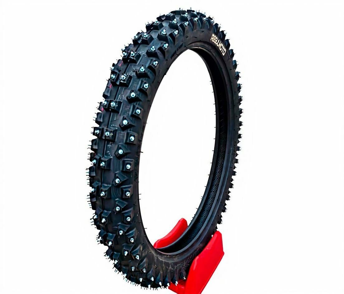 Мотошина 90/90-21 MT-218, шипованная Regulmoto 264 шипов