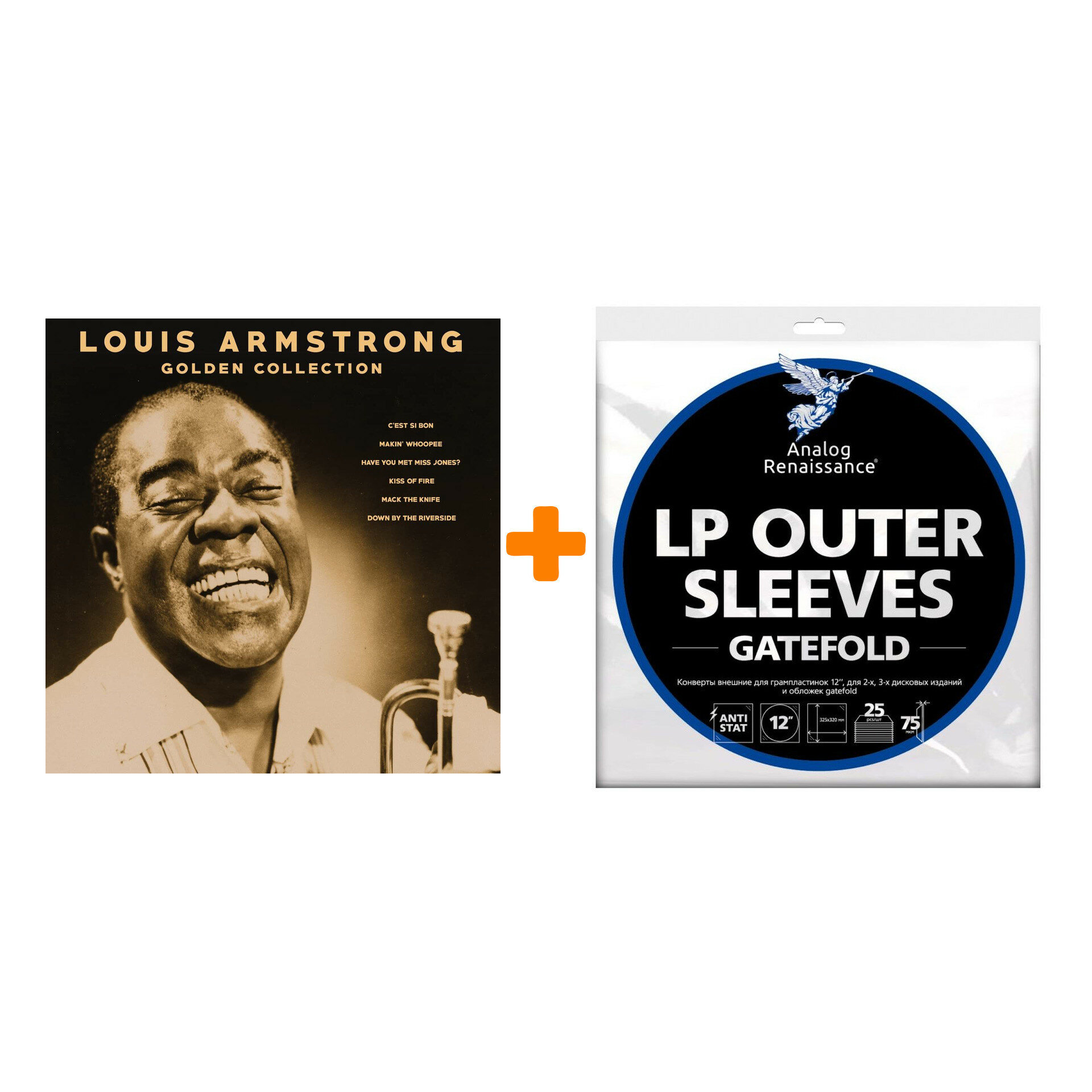 Armstrong Louis Golden Collection LP + Конверт внешний 12" Gatefold 25шт