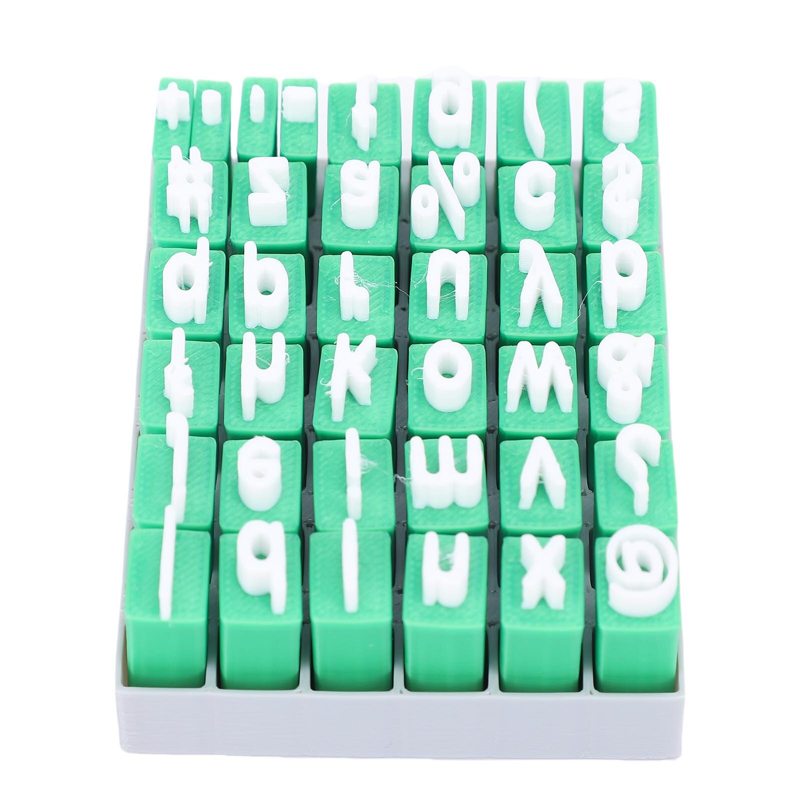 Набор штампов из глины с буквами алфавита для самостоятельного изготовления, штампы с буквами и символами строчных букв и символов, многоцелевое использование для декорирования.