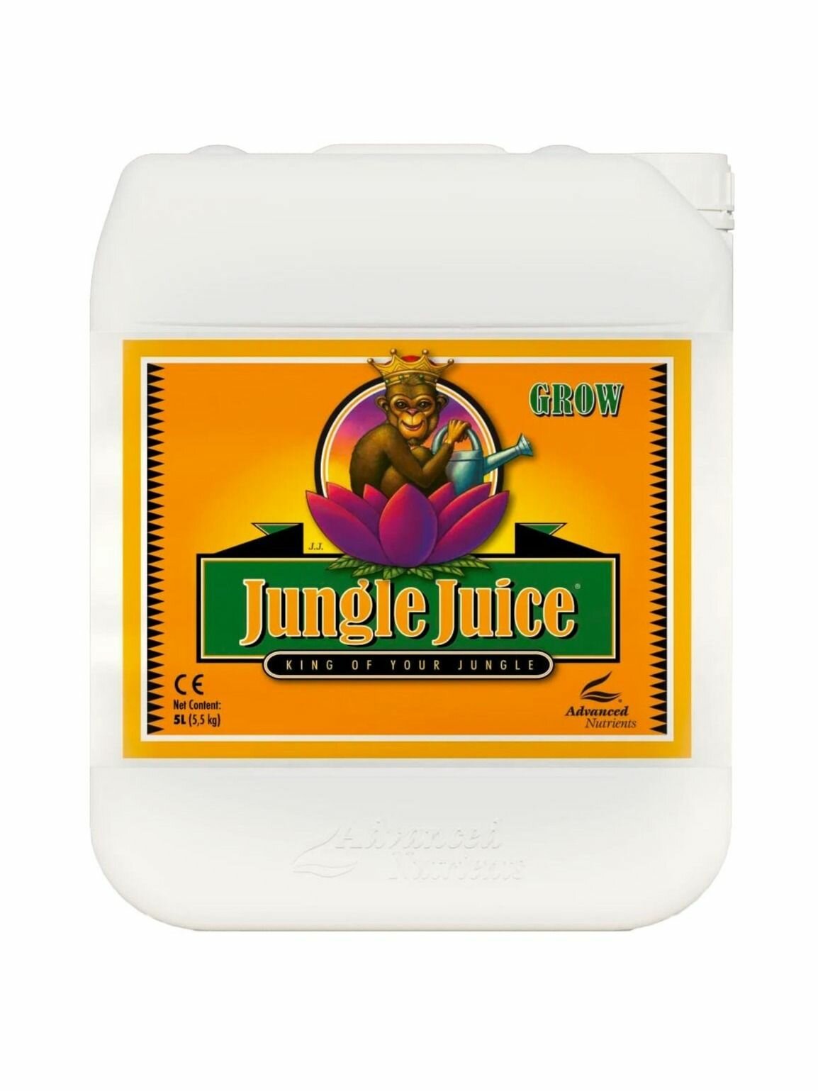 Удобрение на вегетацию Advanced Nutrients Jungle Juice Grow 5 л.