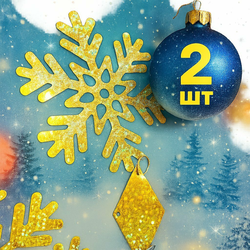 Золотое волшебство две гирлянды