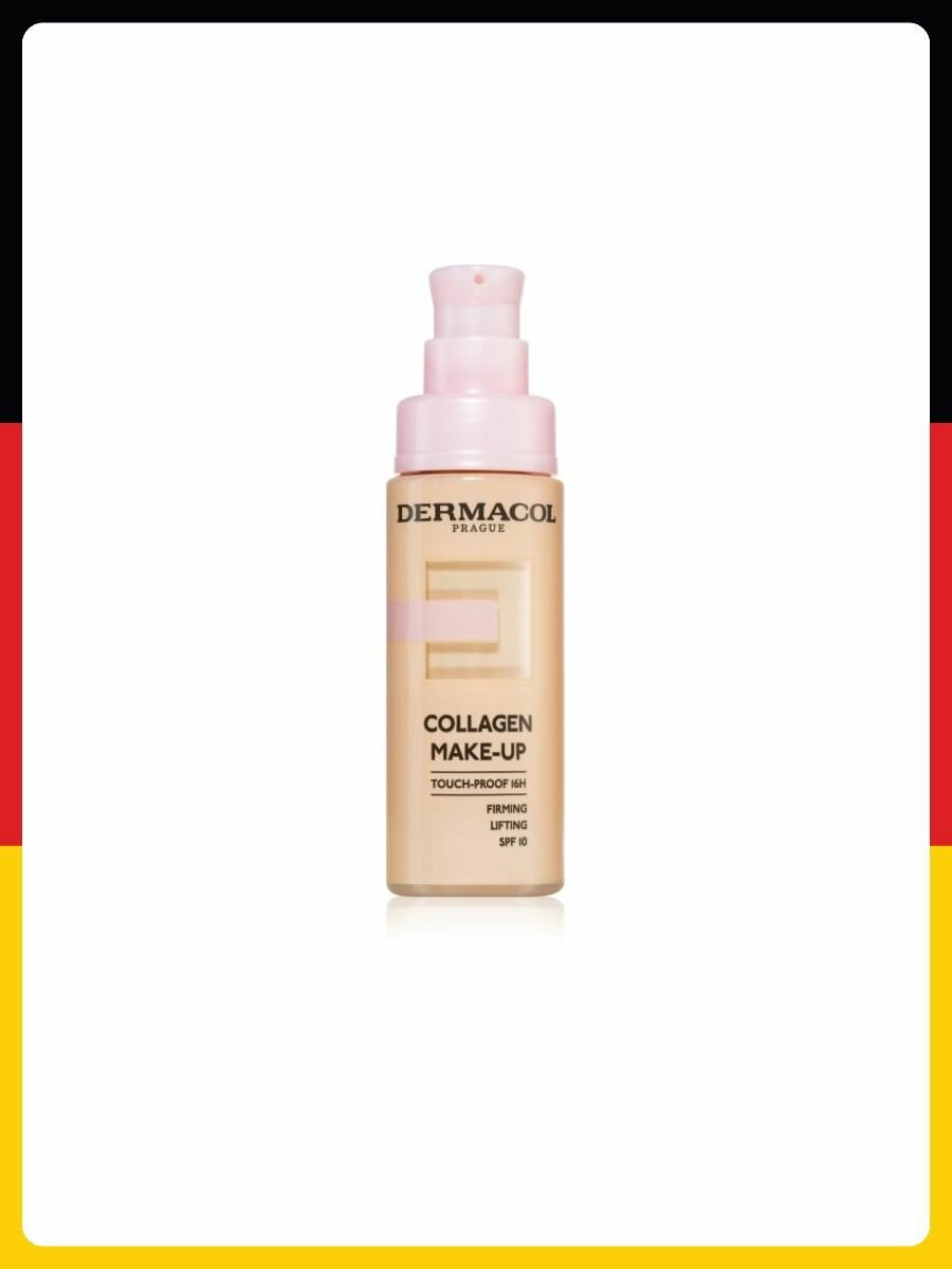 Тональная основа Dermacol Collagen moisturizing make-up with smoothing effect 1.0 Pale, 20 мл