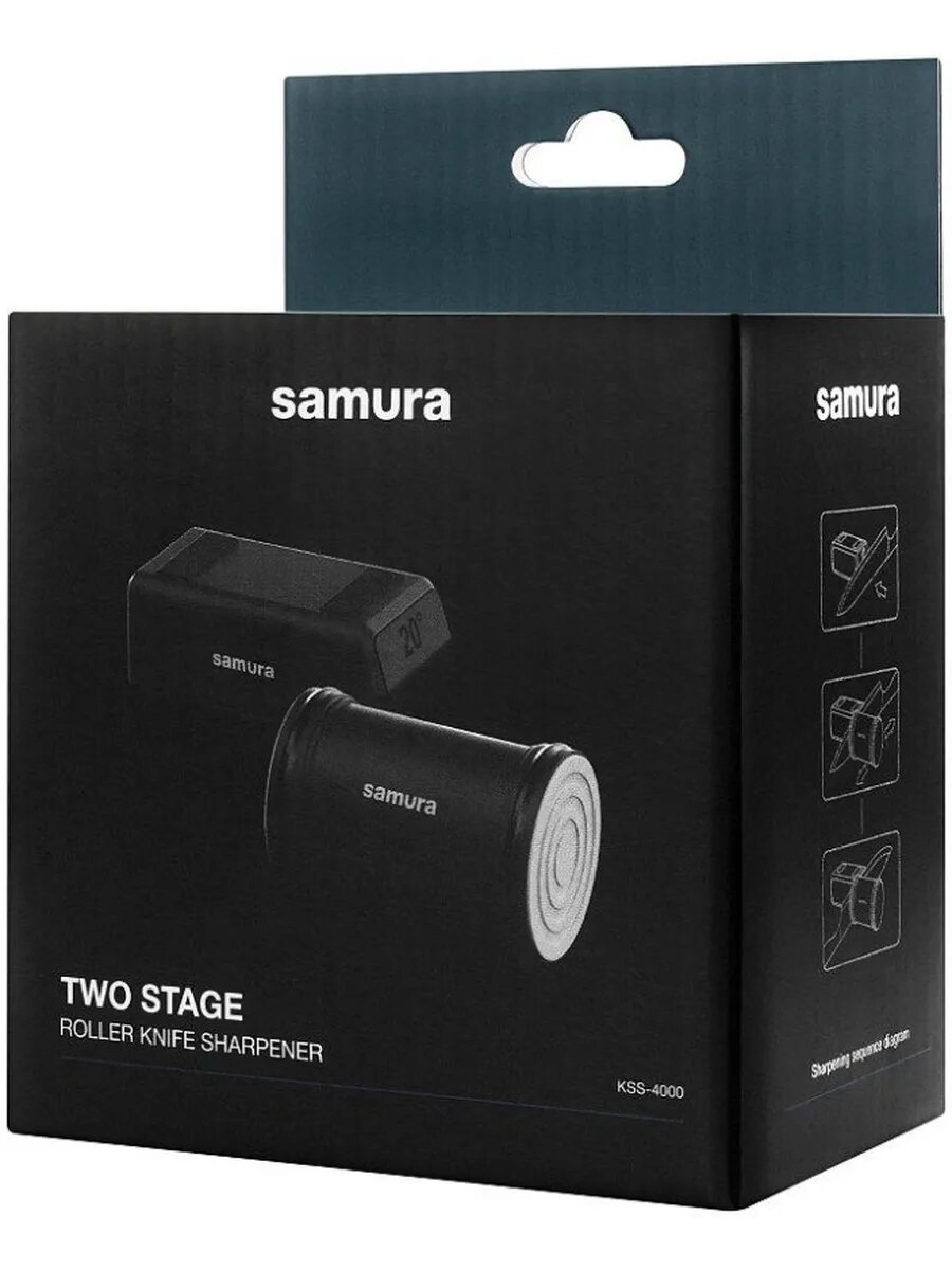 Точилка роликовая для ножей, 2 этапа (KSS-4000)