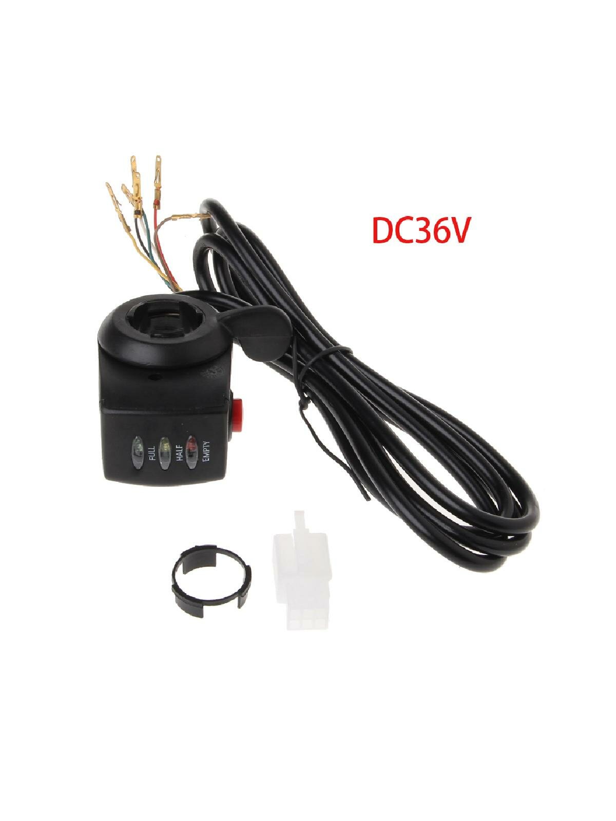 Модифицированный дисплей для большого пальца электромобиля DC36V, регулировка мощности, поворотная ручка с самоблокирующимся переключателем фар