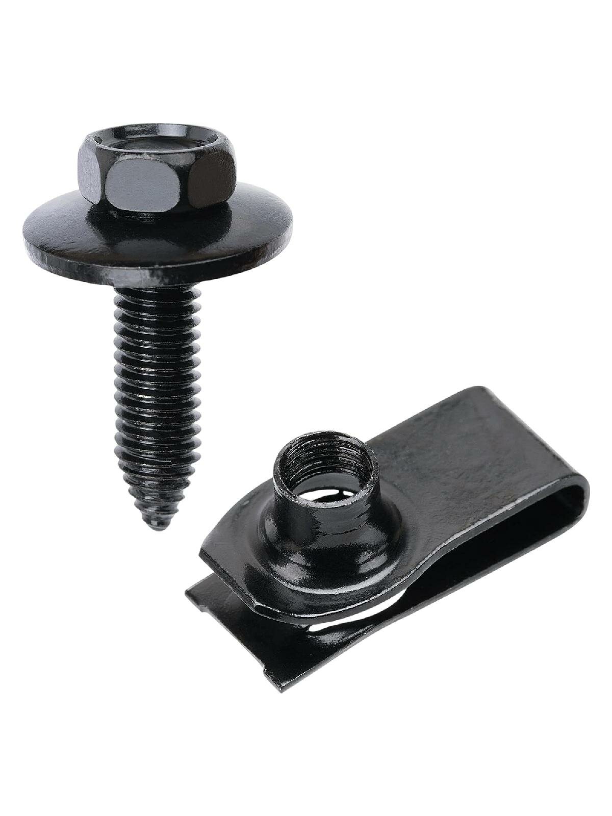 Набор зажимов с U-образной гайкой 8 мм и болтов для крепления панели двигателя кузова грузовика