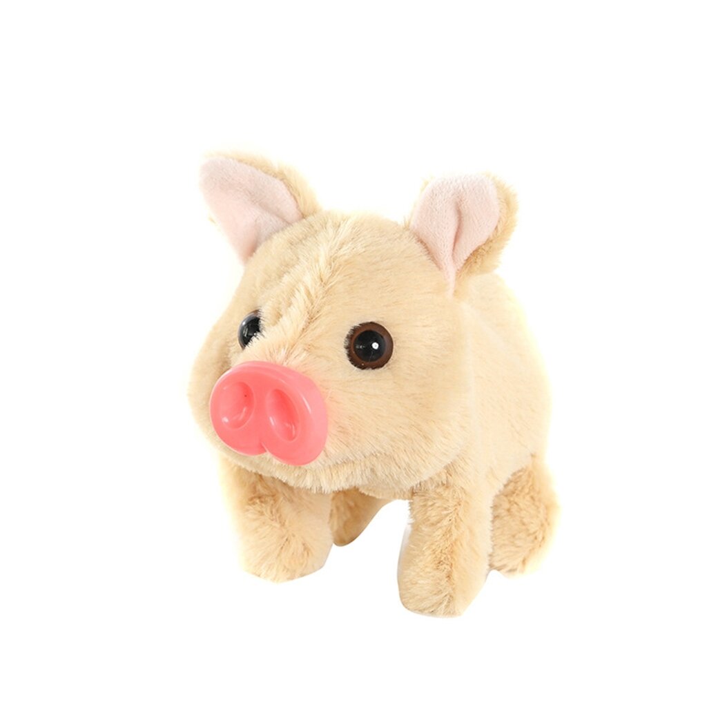 Электронная плюшевая игрушка-поросенок с реалистичными звуками и движением для веселого взаимодействия и комфорта