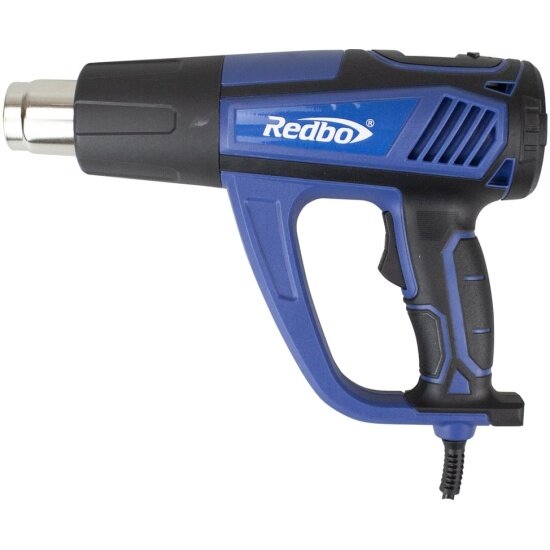 Термопистолет Redbo электрический HG-2300D (2300Вт, 50-350/60-600°С, 300/500л/мин, 2 насадки)
