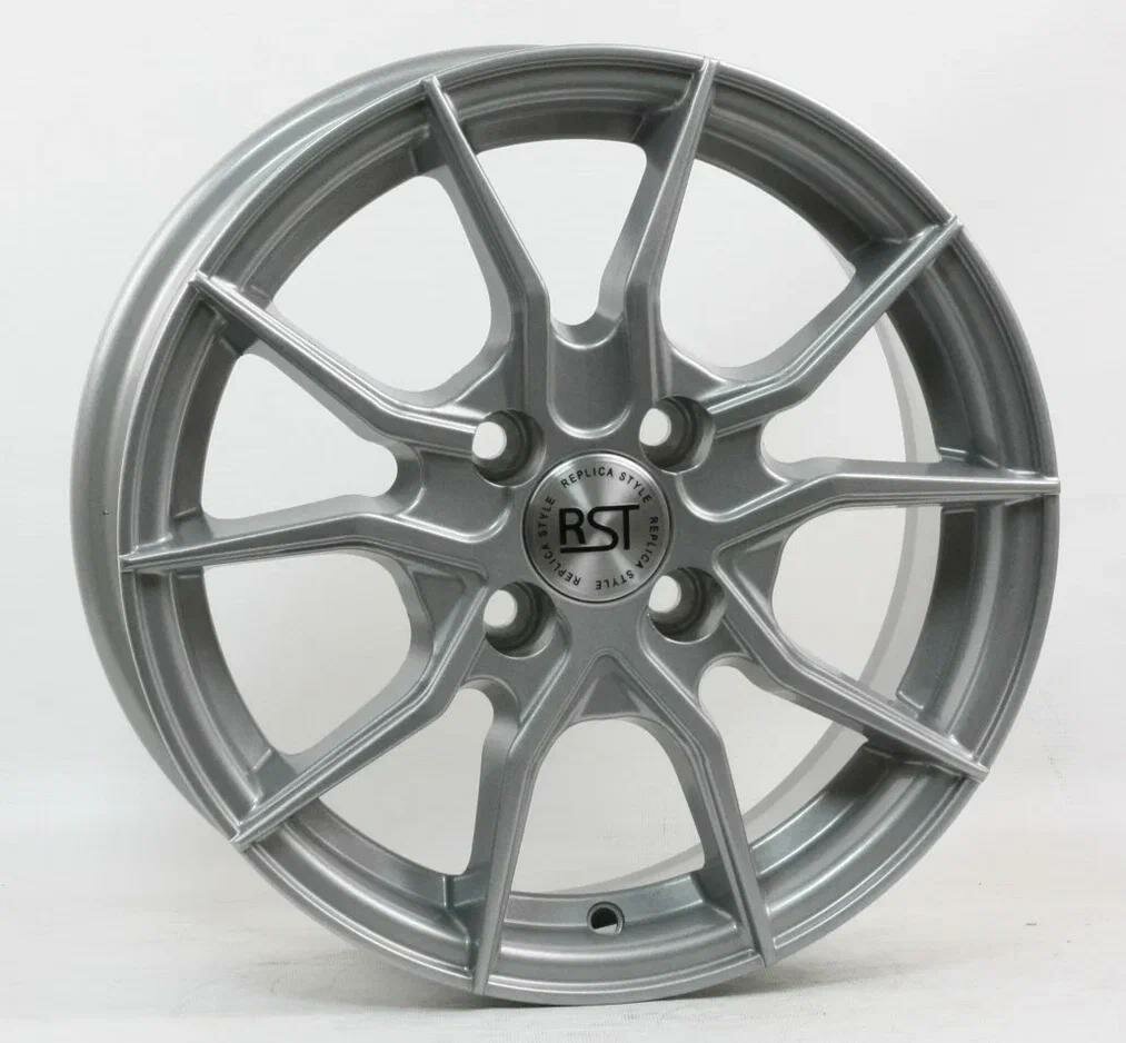 Диск автомобильный литой RST R014 14x5.5 4x98 et33 dia58.6 Серебристый
