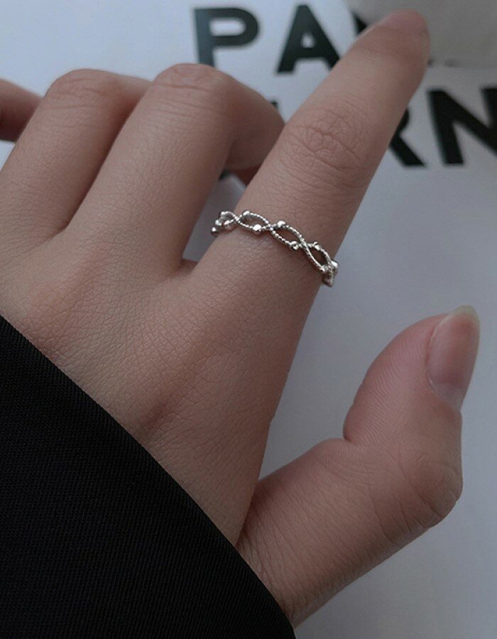 Кольцо переплетенное