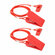 2PCS Treadmill Universal Safety Key Running Machine Magnet Rectangle Red