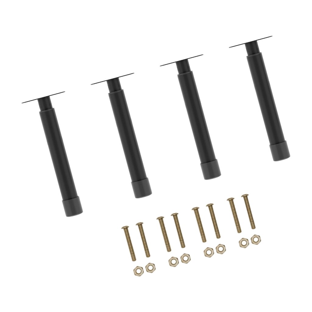 Металлические Опорные Ножки Кровати 4lots Регулируемые Ножки Мебели Бесшумные Протекторы Для Пола