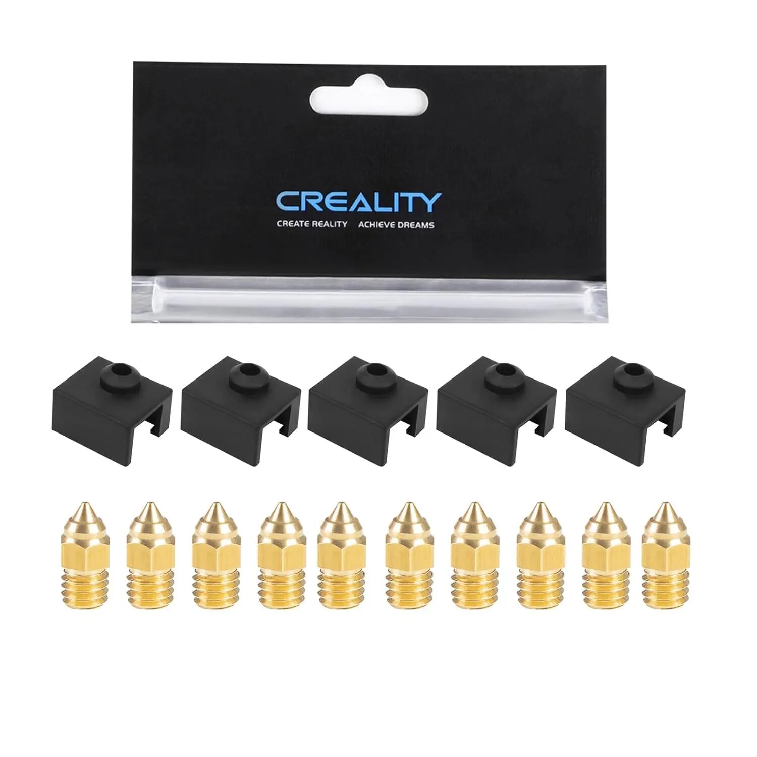15 шт. оригинальных сопел Creality Ender 3 S1 0.2/0.4/0.6/0.8/1.0 мм